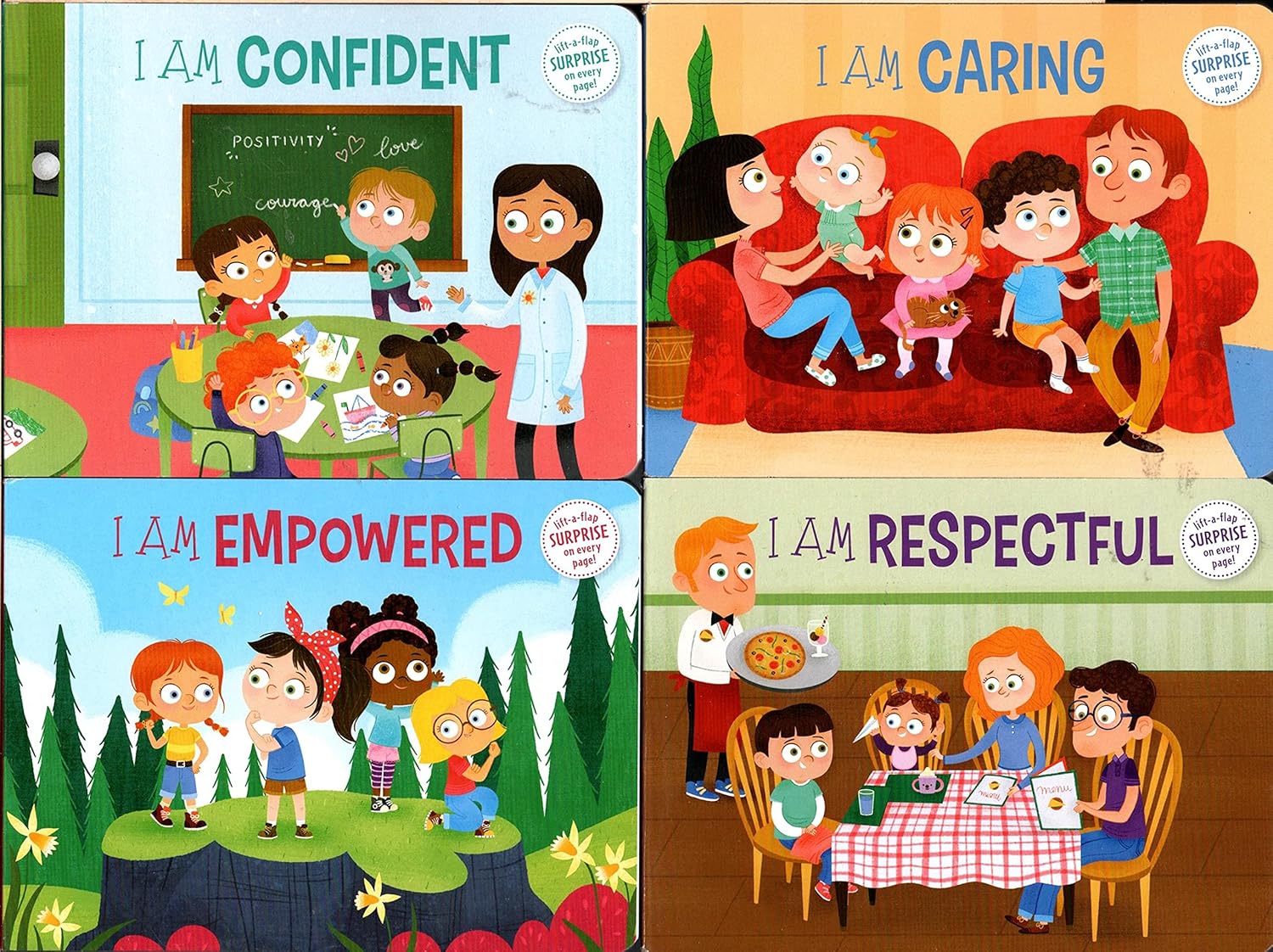 I am Confident, I am Caring, I am Empowered, I am Respectful, lift a ...