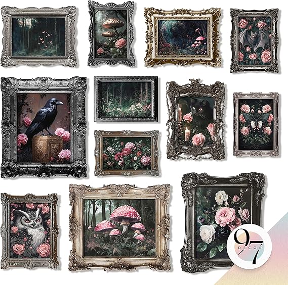 Amazon.com: 97 Decor Romantic Gothic Wall Decor - Romantic Goth Decor ...