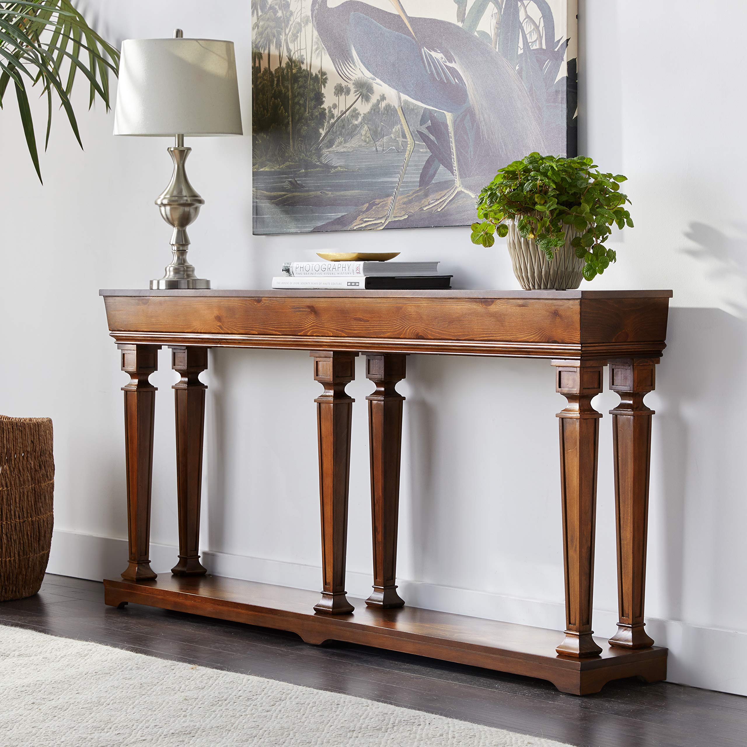 ACME Garrison Console Table - - Oak