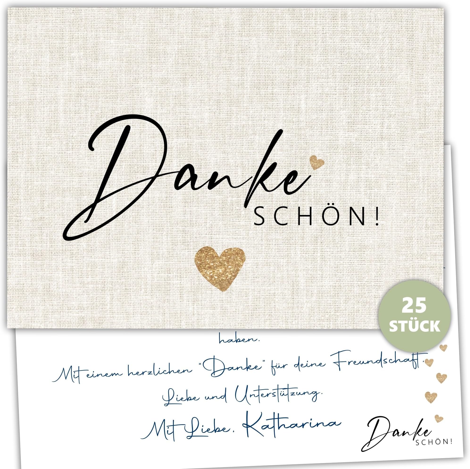 Eummel 40 zauberhafte Dankeskarten auf hochwertigen Papier Dankeskarte ...