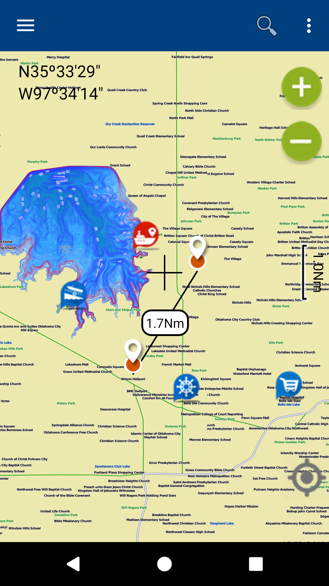 Lake Fort Gibson Gps Map - App on Amazon Appstore