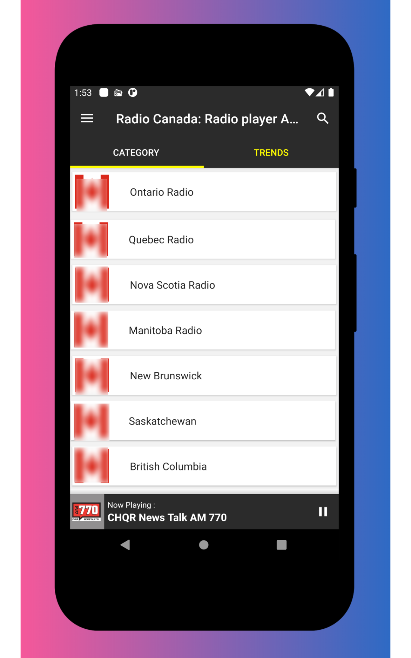 Radio Canada: Radio player App, Free FM Radio Live to Listen to for ...