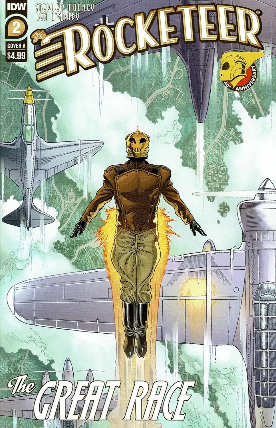 Amazon.com: Rocketeer, The: The Great Race #2A VF/NM ; IDW comic book ...
