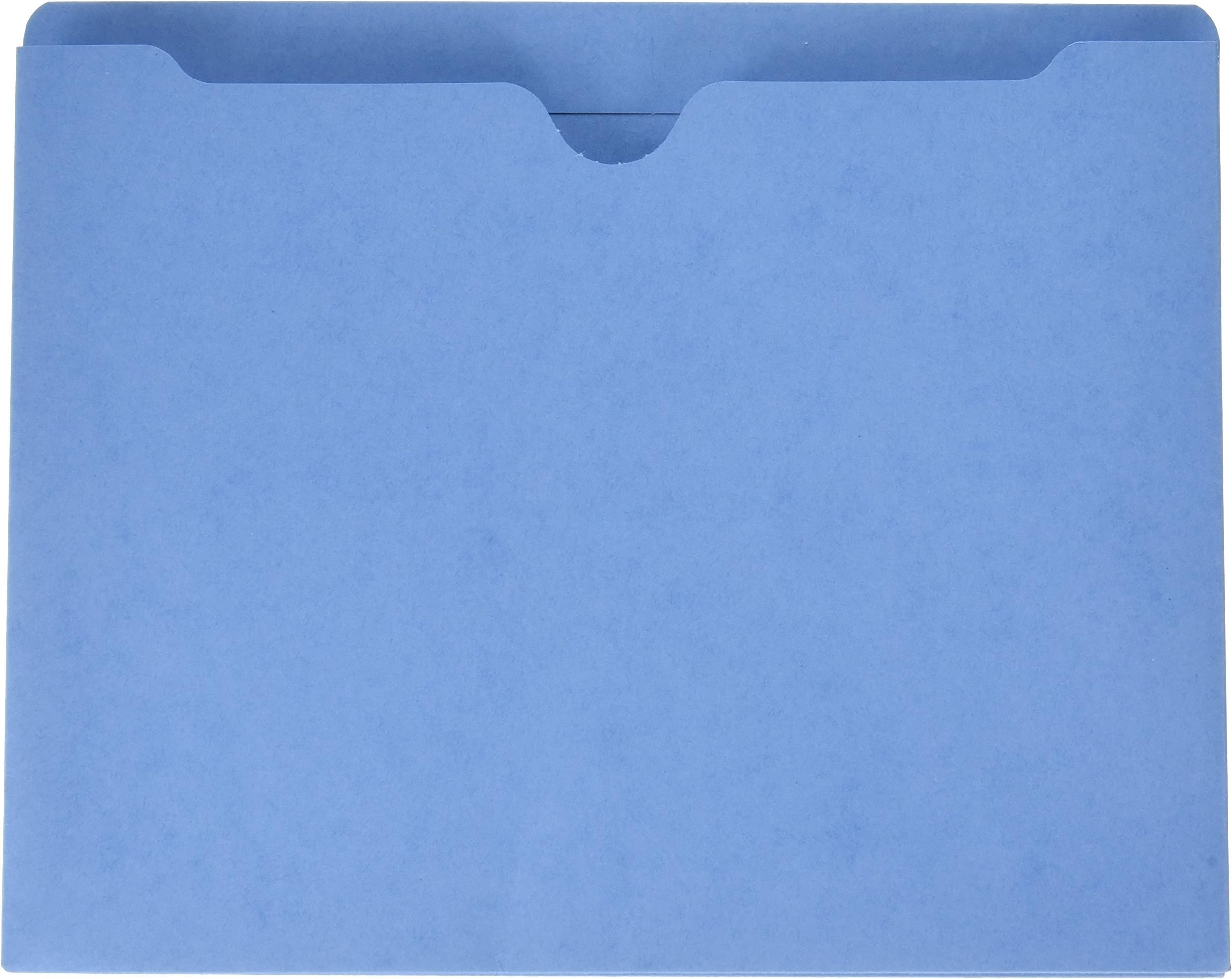 Amazon.com : Smead File Jacket, Reinforced Straight-Cut Tab, 2 ...