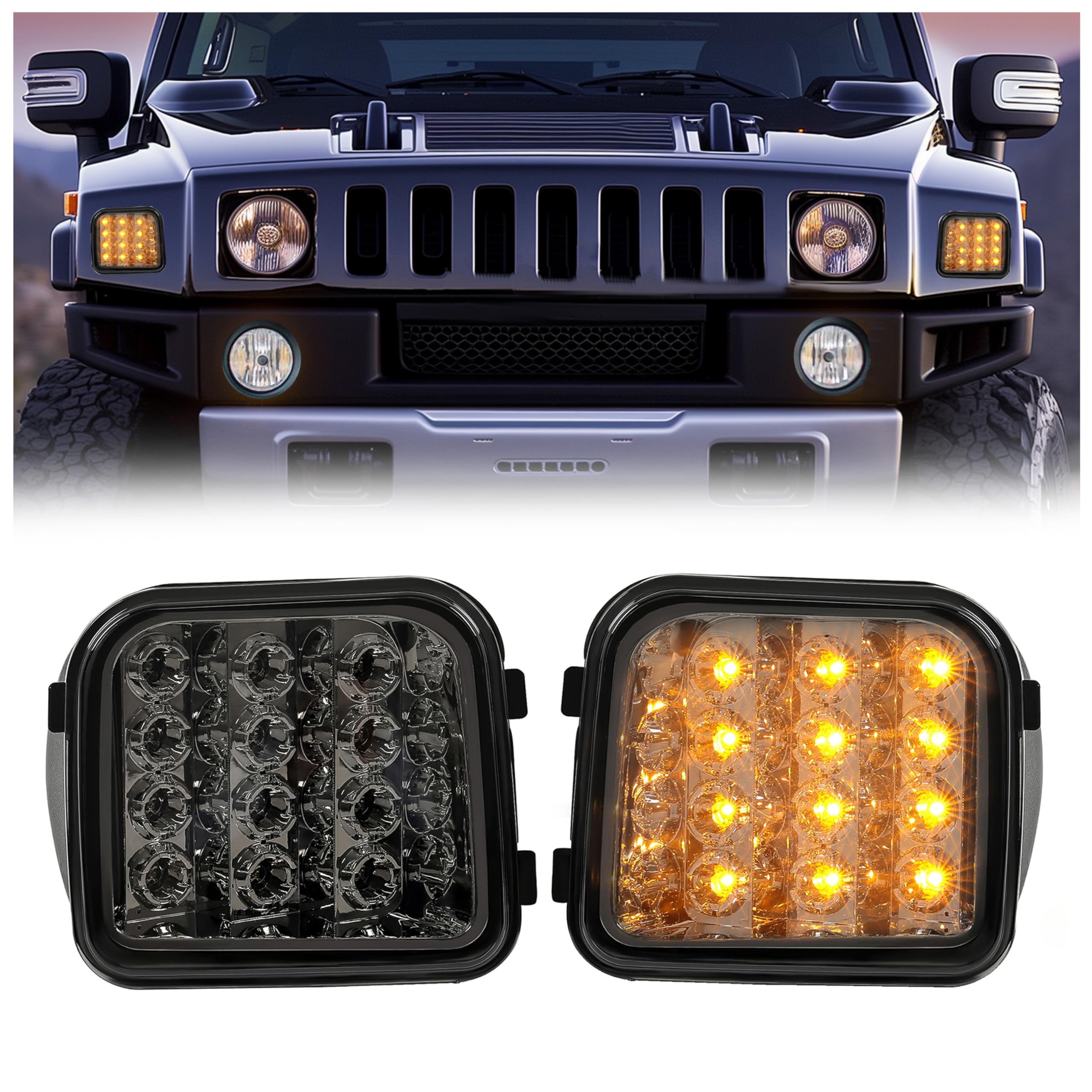 Amazon.com: HECASA Pair LED Turn Signal Light Compatible with 2006-2010 ...