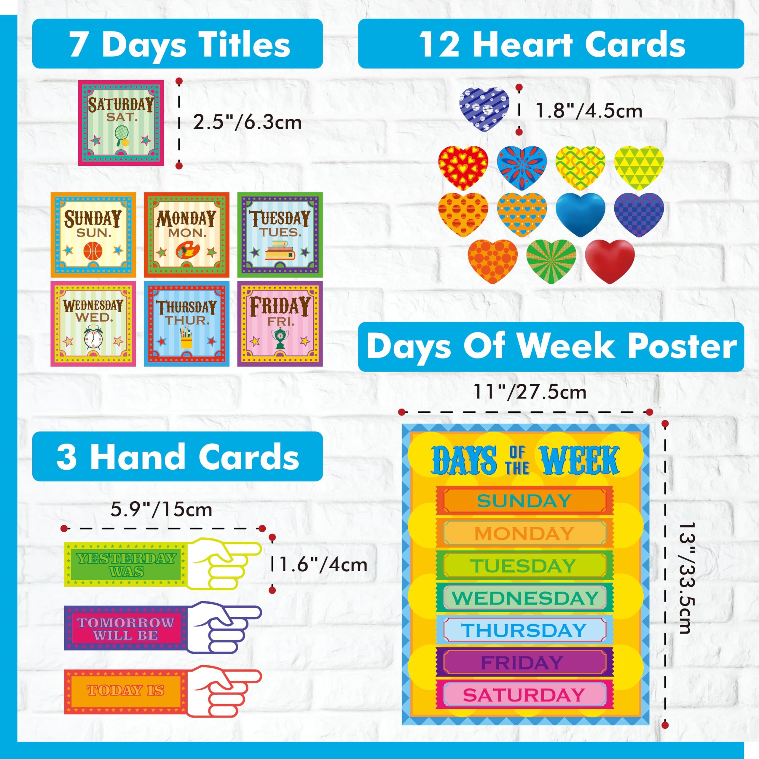 Snapklik.com : 136PCS Calendar Bulletin Board Cutouts, Season/Weather ...