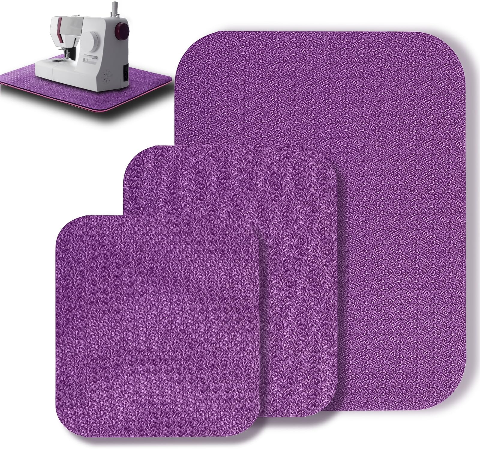 Amazon.com: Stay-In-Place Machine Mat - 17" x 36" - Calms Vibration and ...
