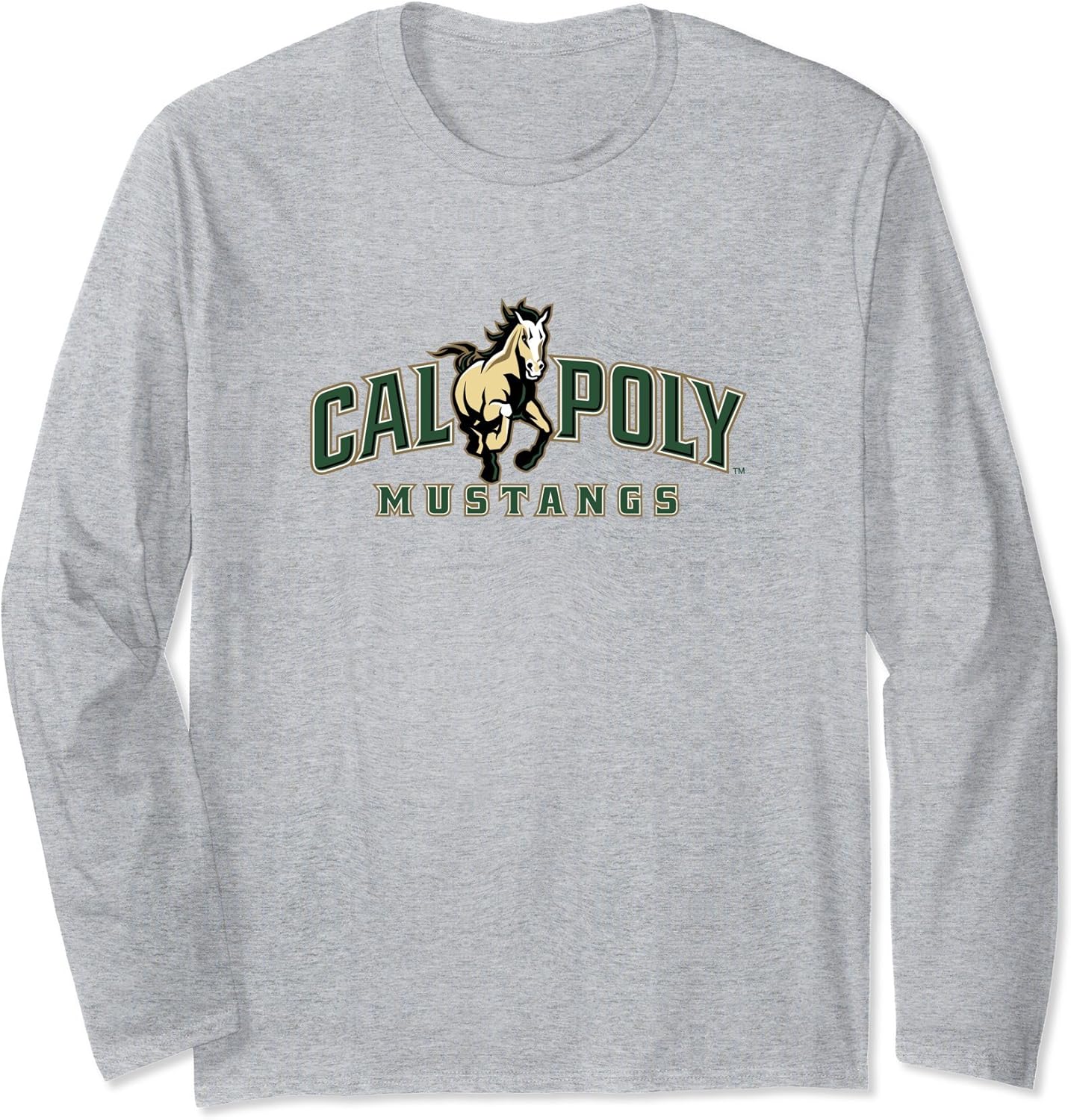 Amazon.com: Cal Poly Mustangs Women's NCAA Long Sleeve Tee RYLCPO06 ...