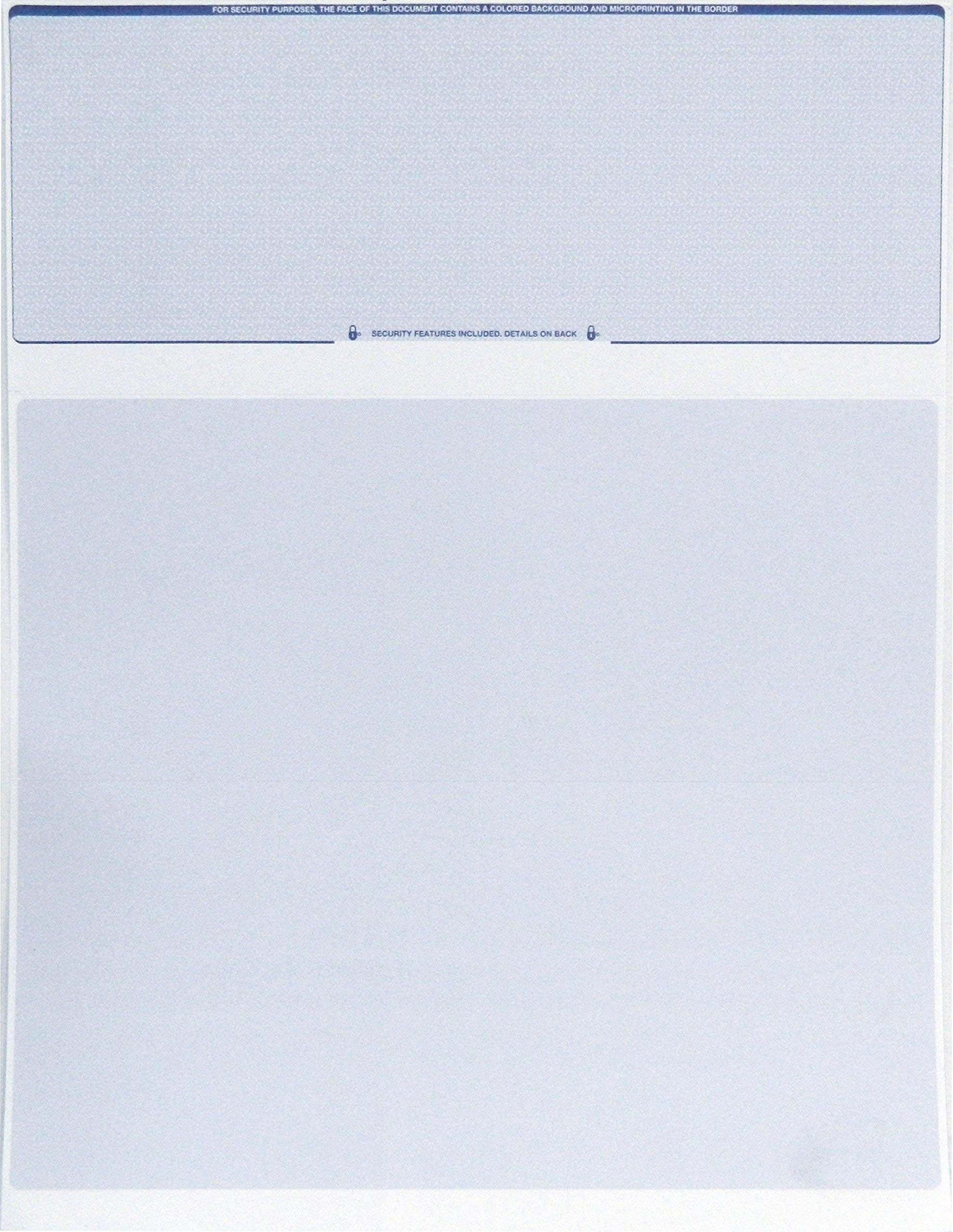Amazon.com : CheckOMatic Computer Check Paper - 100 Pack - Top Blank ...