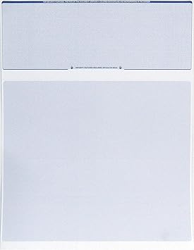 EnDoc Computer Check Paper - 50 Sheets - Business Checks on Top and ...