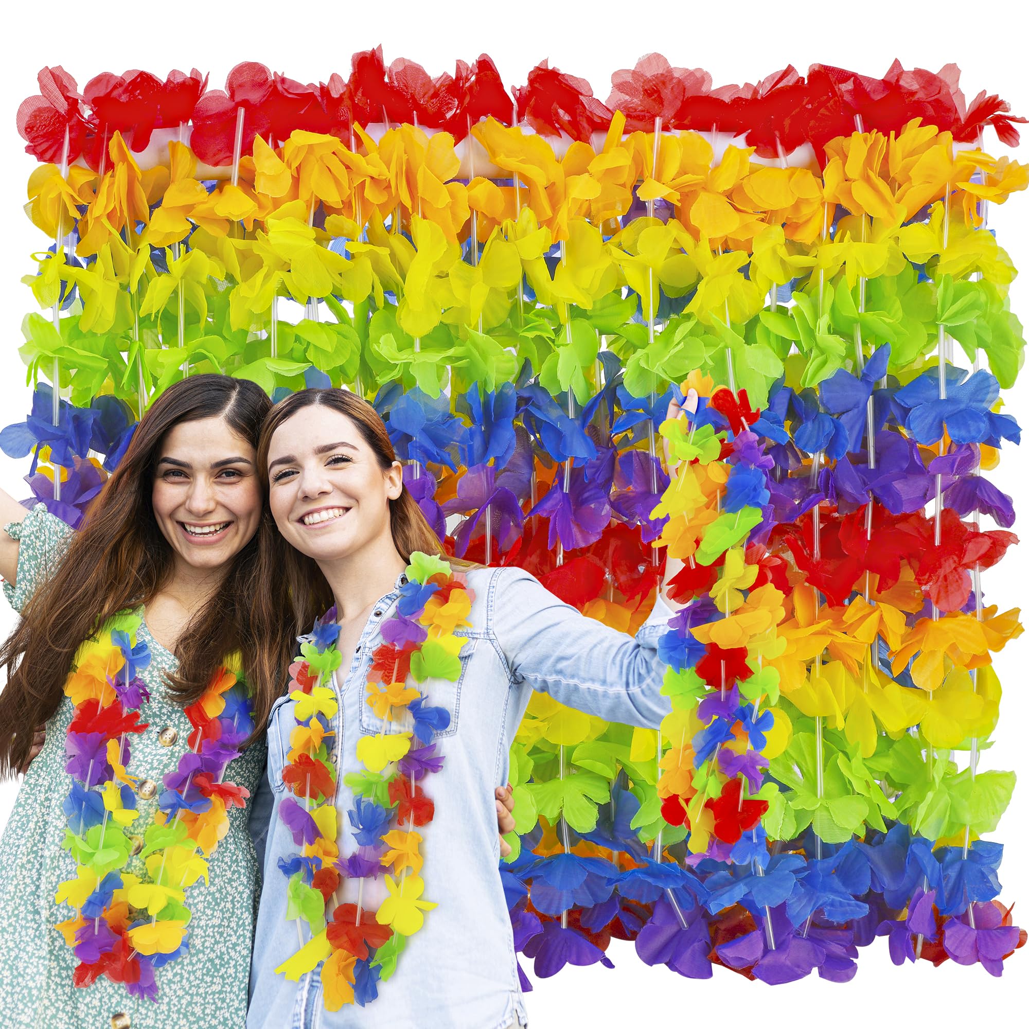 Snapklik.com : Pride Accessories, 24pcs LGBTQ Floral Leis Decorations ...