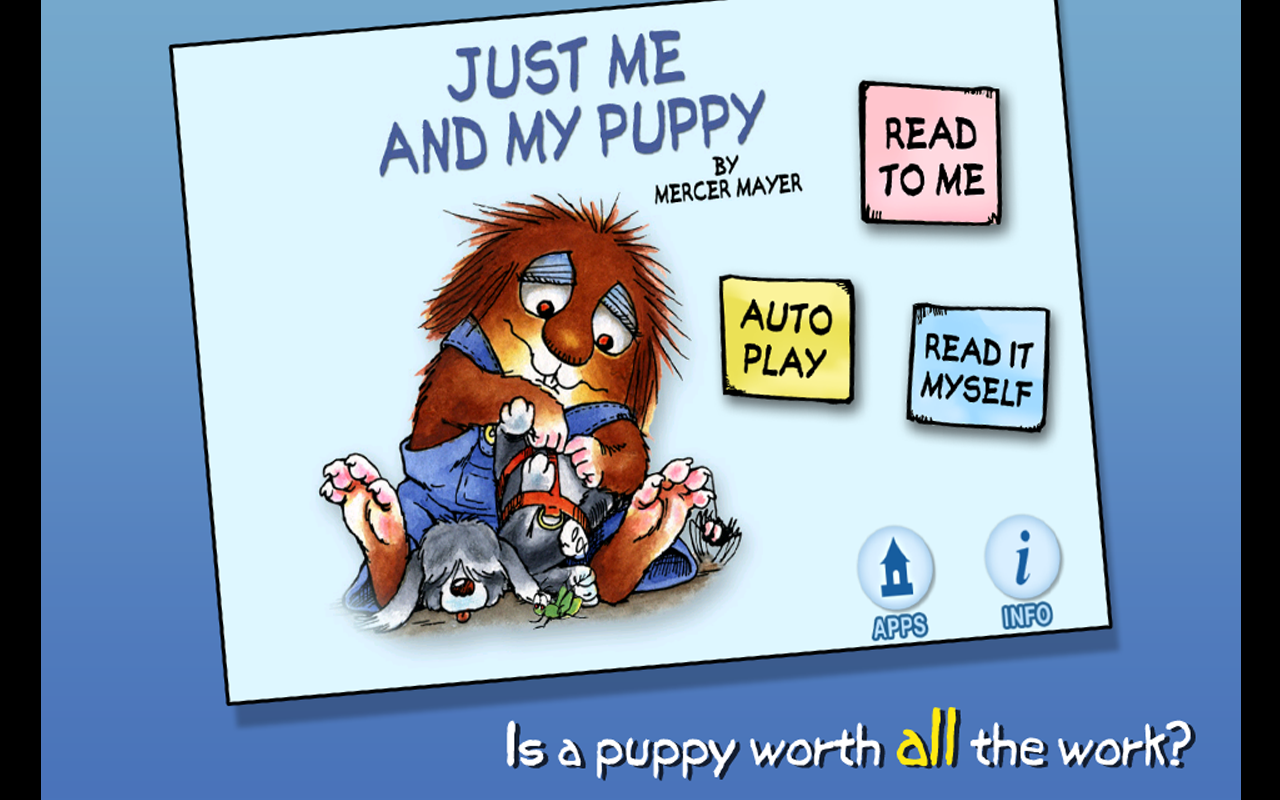 Just Me and My Puppy - Little Critter - App on Amazon Appstore