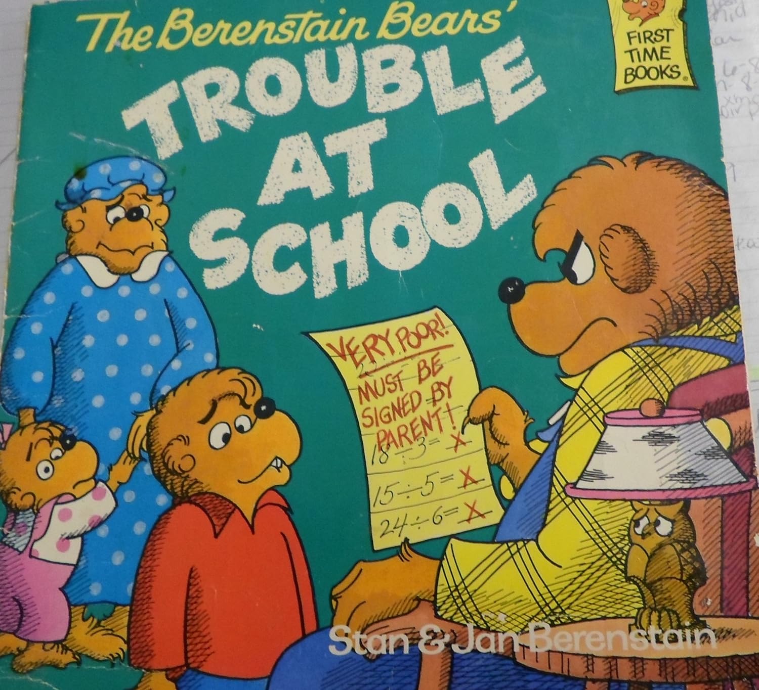 The Berenstain Bears' Trouble At School (First Time Books): Berenstain ...