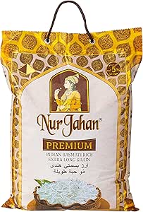 Nur Jahan Premium Basmati Rice, 5 kg : Amazon.ae: Grocery