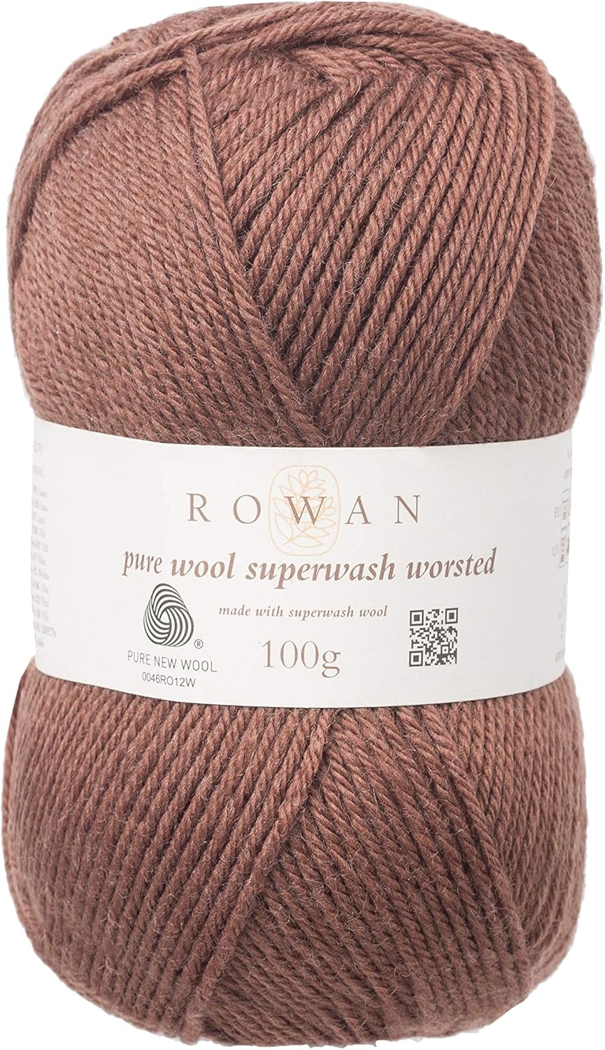 Rowan Pure Wool Superwash Worsted Toffee 100% Wool Yarn - 100g : Amazon ...