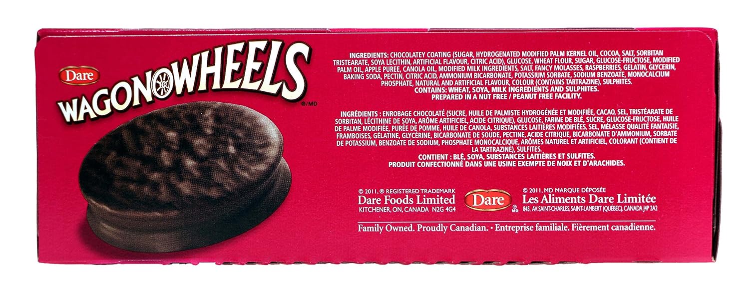 Buy Dare Raspberry Wagon Wheels Cookies 9ct, (2-pack){Imported from ...