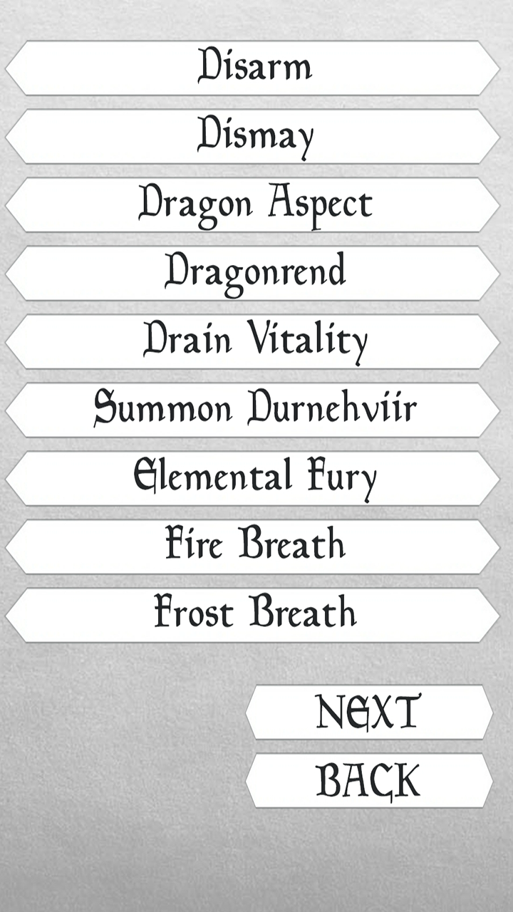 Dragon Shouts: Skyrim Edition - App on Amazon Appstore