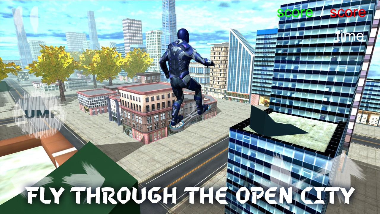 Hoverboard Power Hero Rangers - Application sur Amazon Appstore