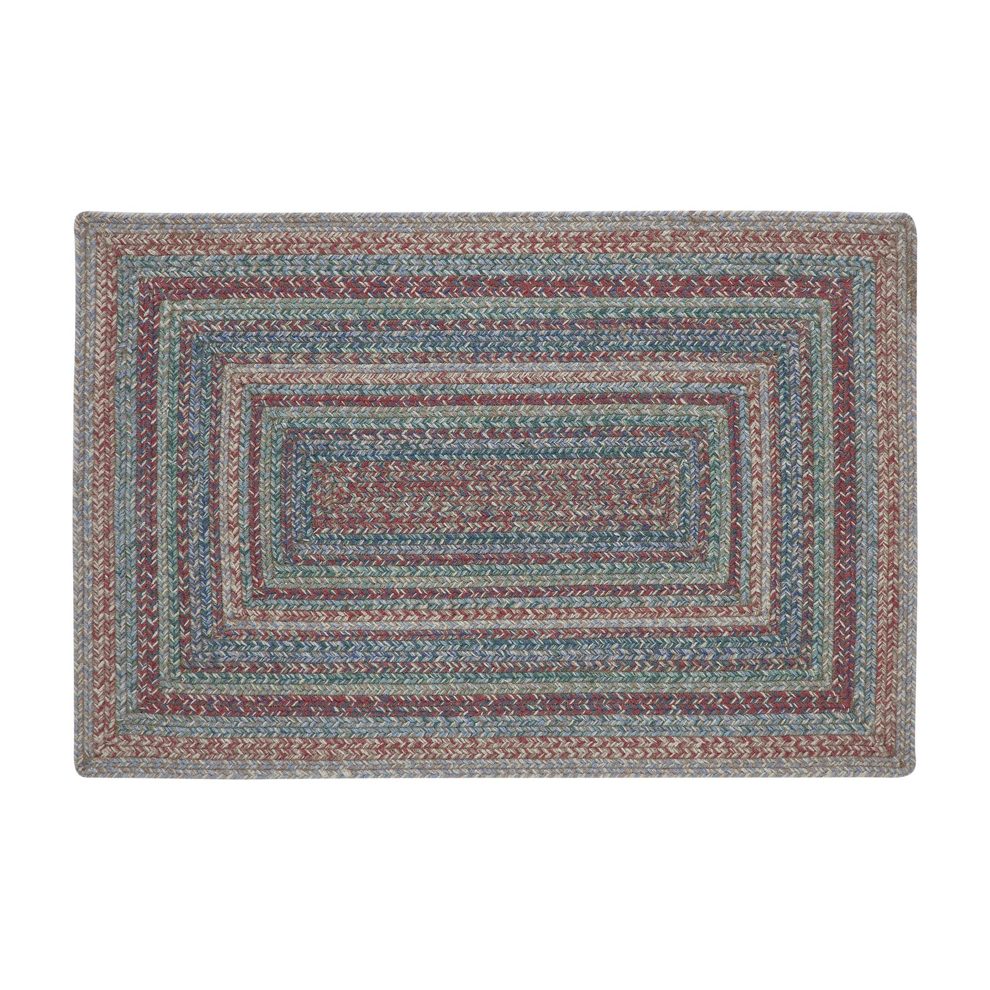 Amazon.com: VHC Brands Multi Jute Rug Rect w/Pad 24x36 : Home & Kitchen
