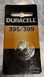 Amazon.com: Duracell 395/399 Silver Oxide Button Battery, 1 Count Pack ...