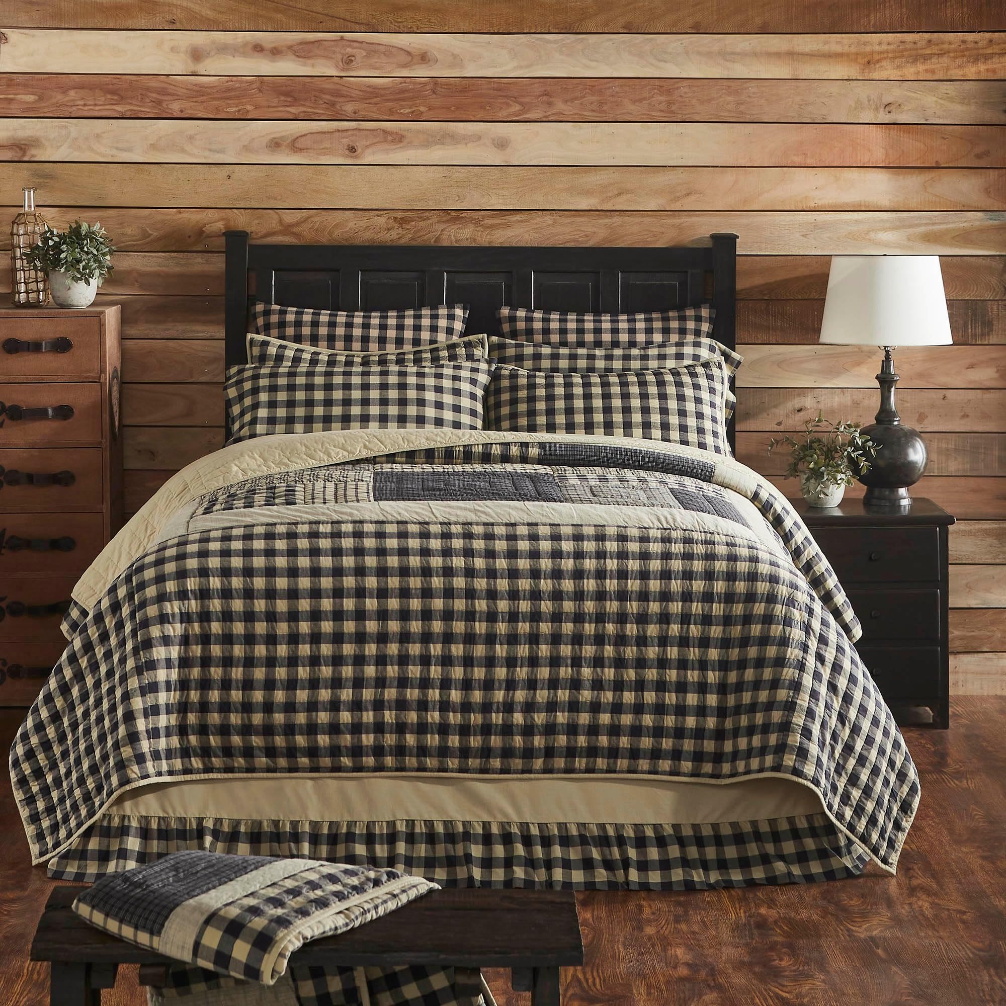 Amazon.com: VHC Brands Quilt King, Cotton Quilt, Country Bedding ...