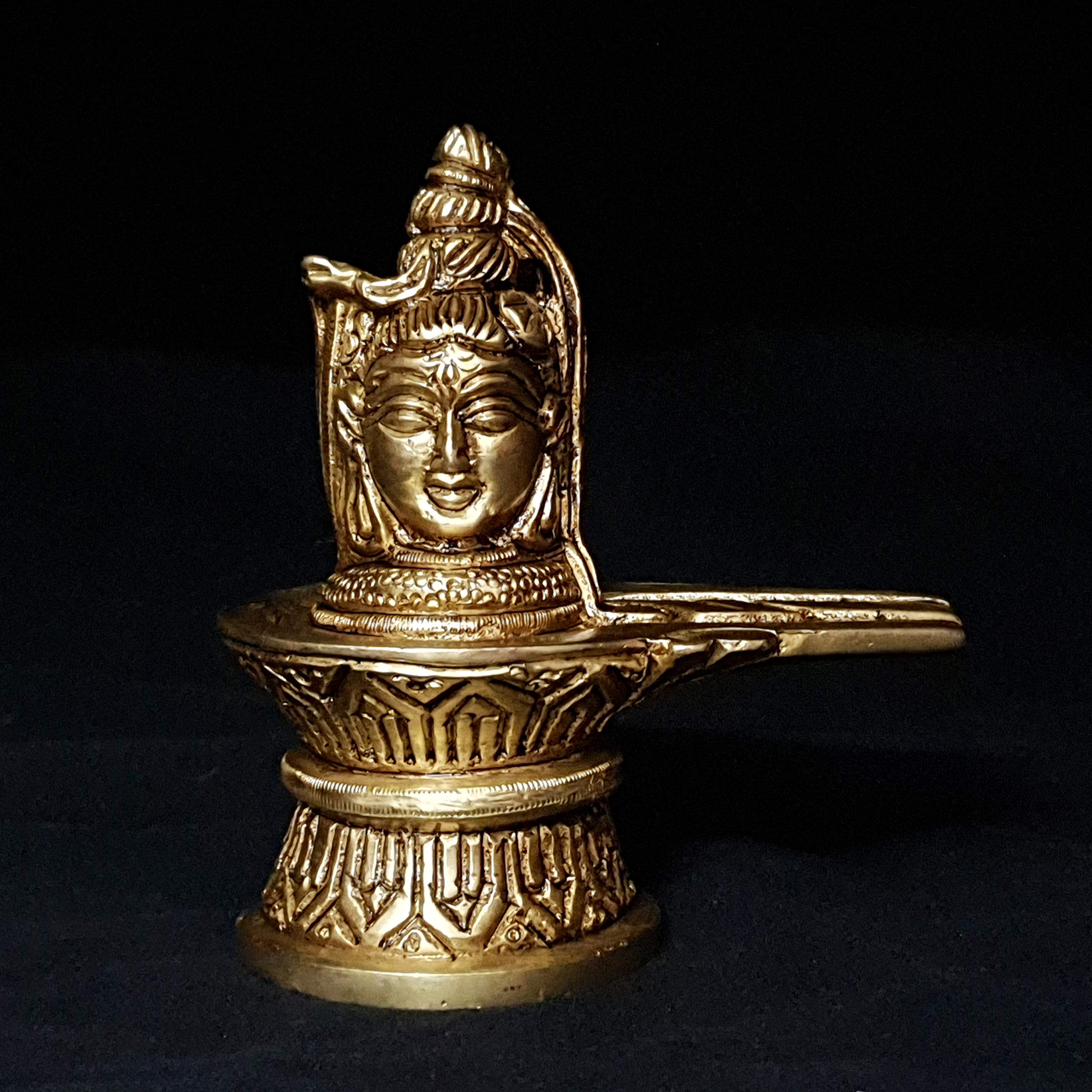 Buy Sri Shiva Mahadev Shivling For Home Temple Decor Mandir Room ...