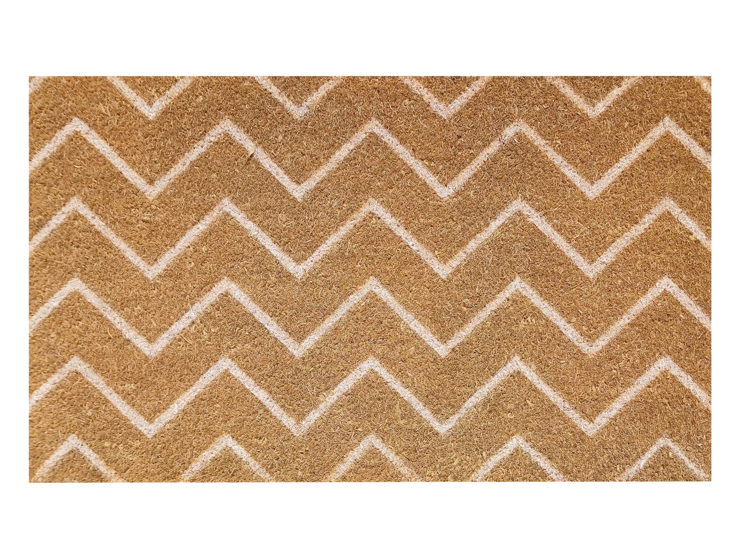 Amazon.com : A1HC Natural Coir Door Mat for Front Door, 18x30, Anti ...