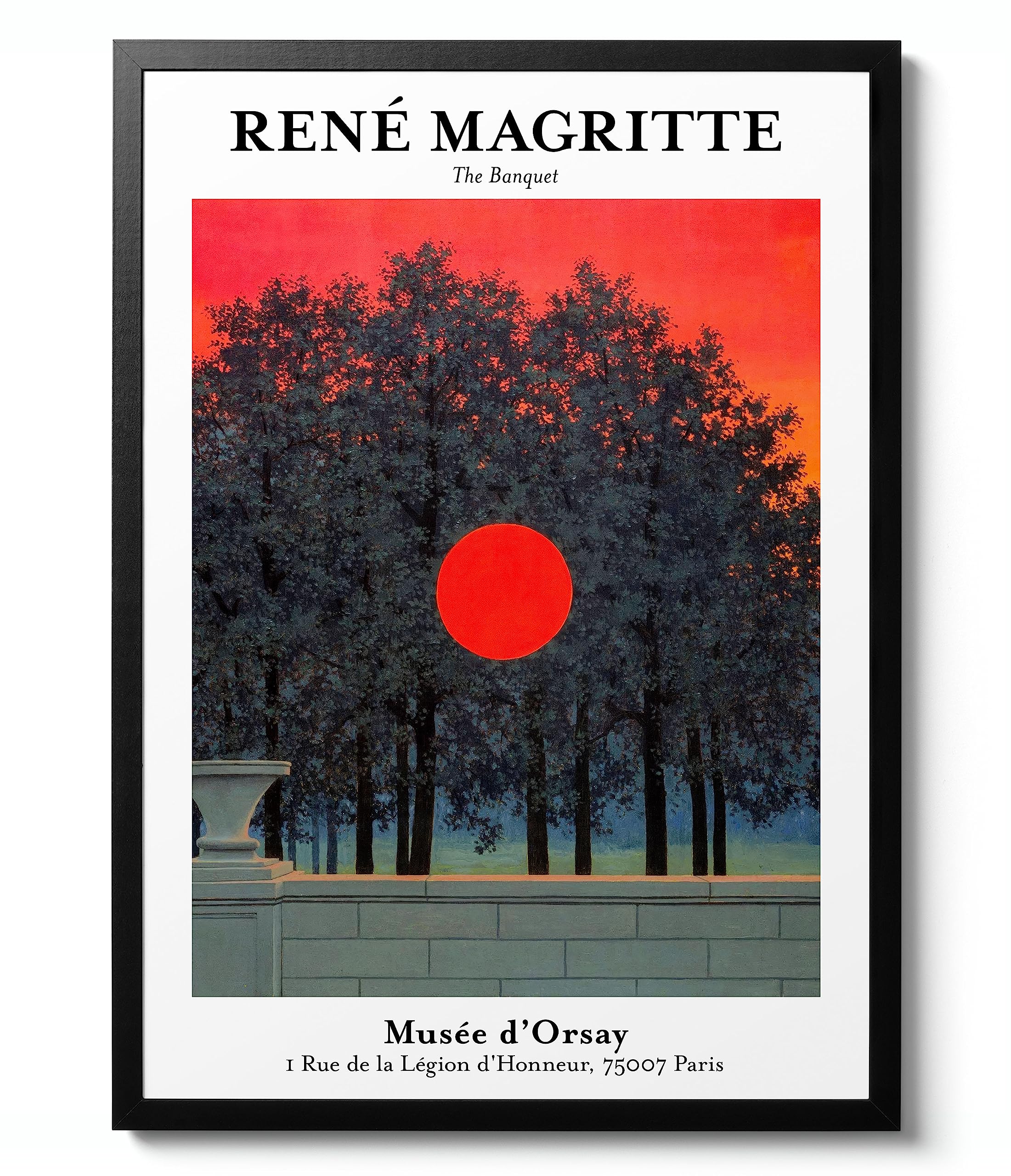 The Banquet - René Magritte, Fine Art Print, Surrealism Wall Art ...