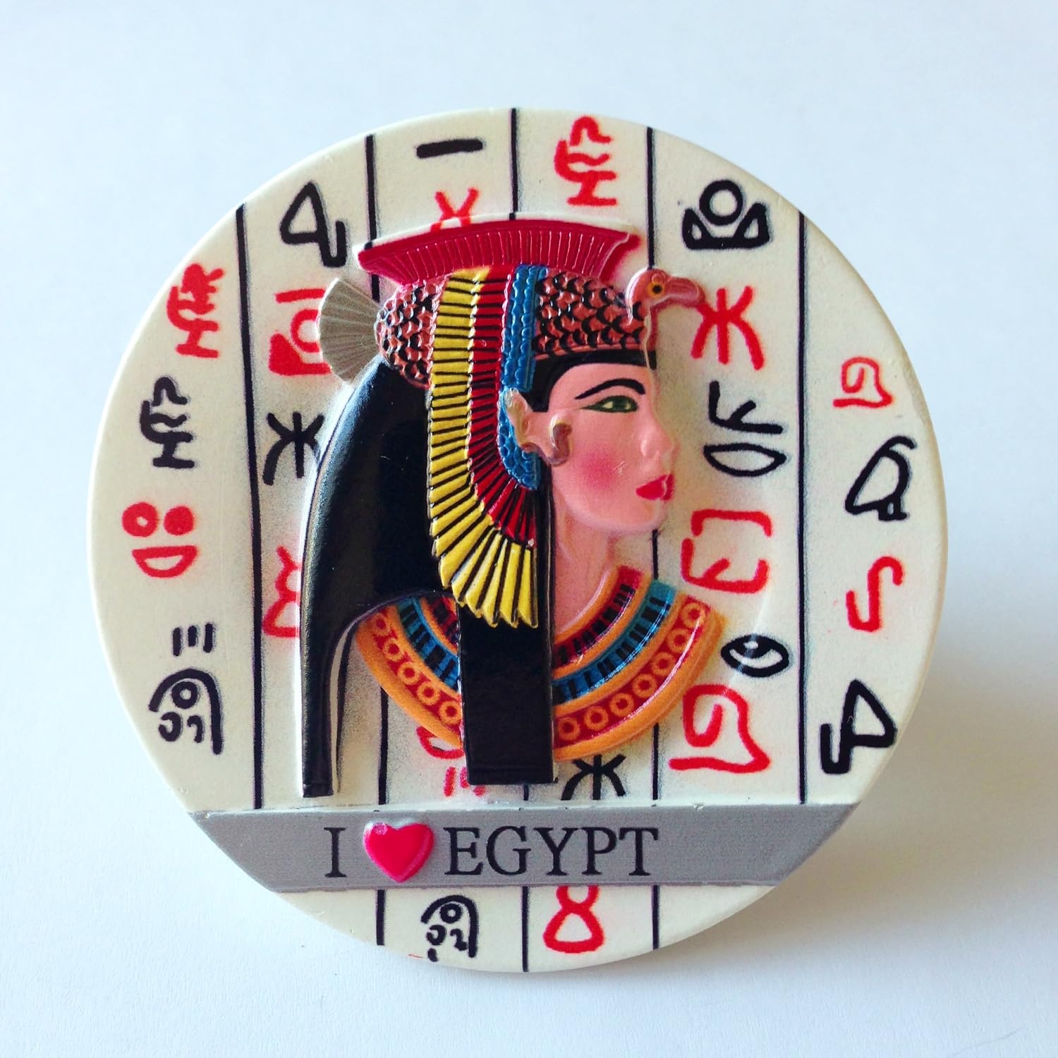 Amazon.com: Egypt Pharaoh Plate Shape Souvenir 3D Fridge Magnet: Home ...