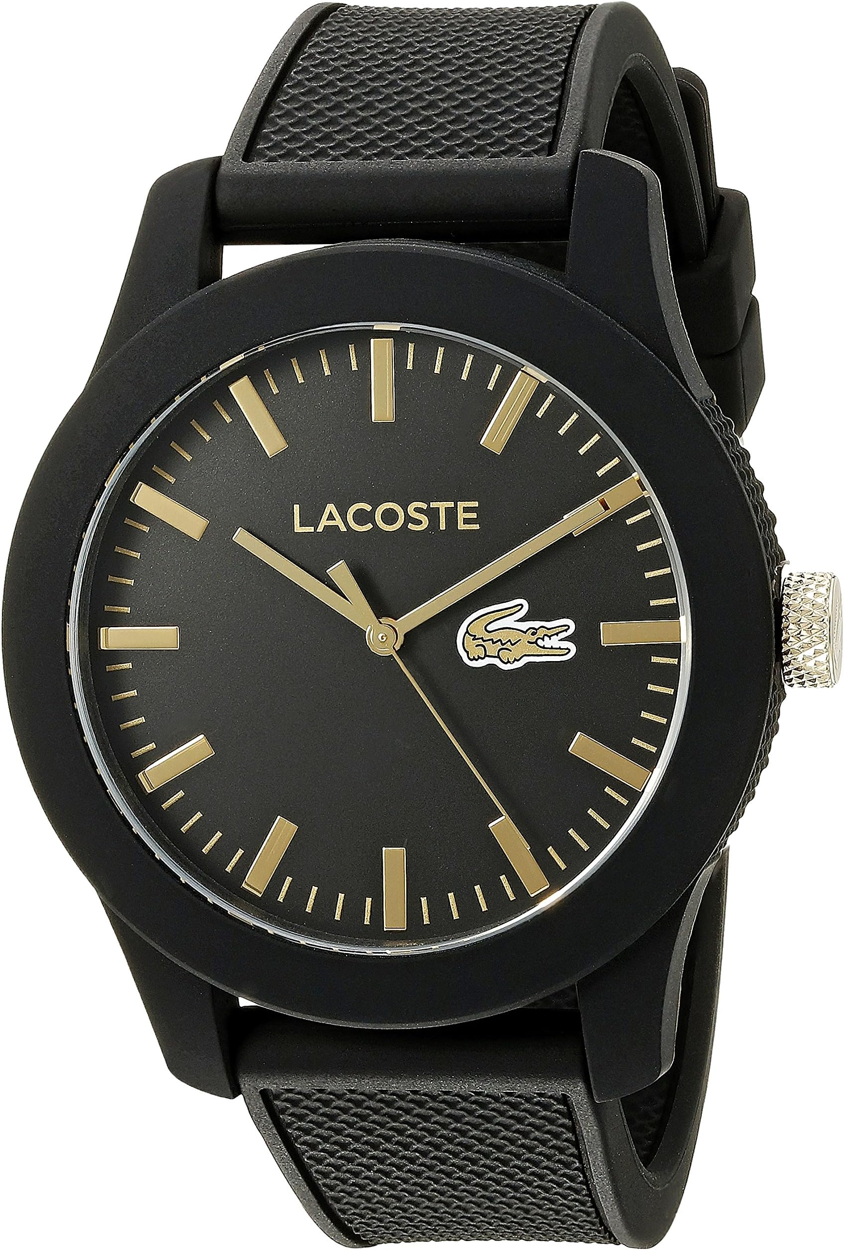 Buy Lacoste 12.12 Move Men's Aluminium Case Quartz Watch, Navy, Quartz ...