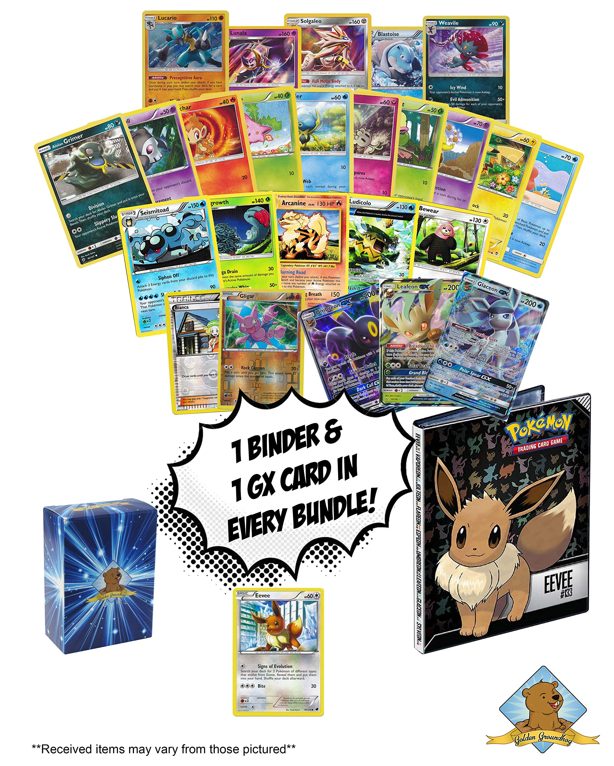 Buy 40 Pokemon Card Bundle Lot Featuring Eevee with 1 GX Eeveelution ...
