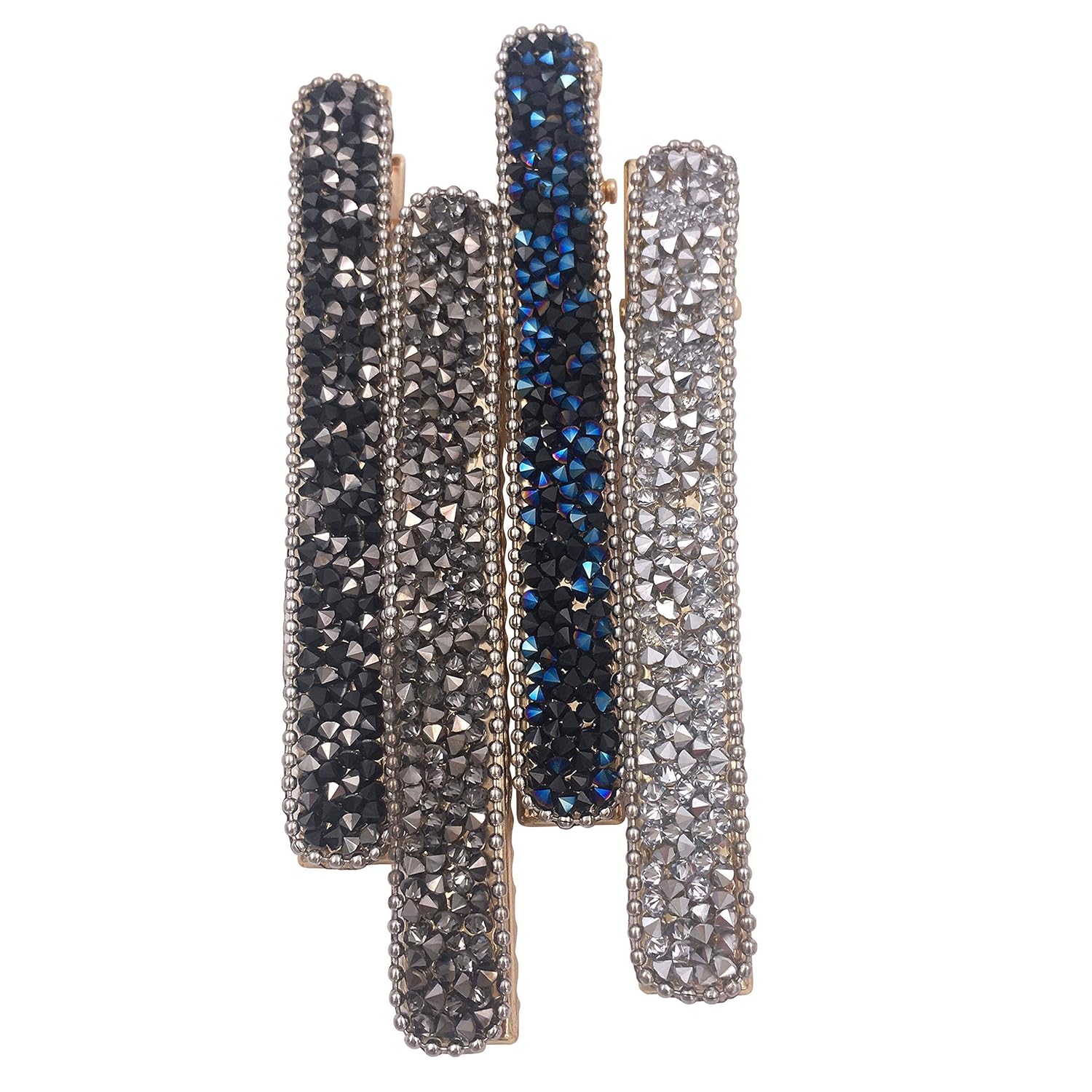 Amazon.com : 4 Rhinestone Crystal Long Slim Beak Duckbill Alligator ...