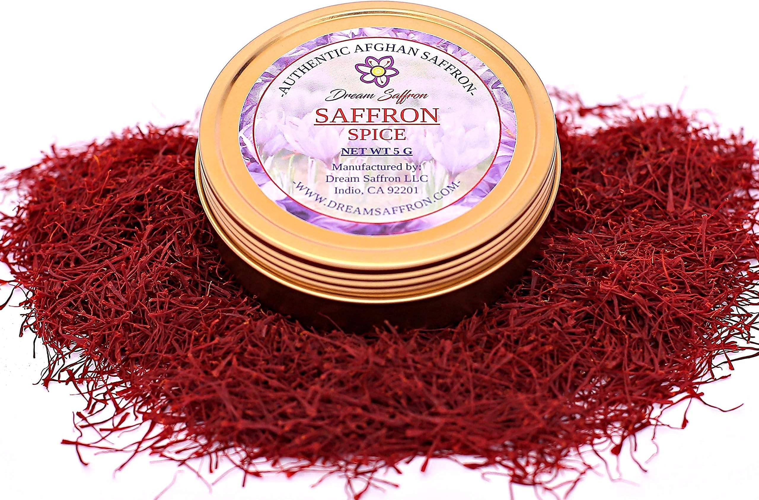 Amazon.com: Dream Saffron, Premium All-Red Saffron Spice for Cooking ...