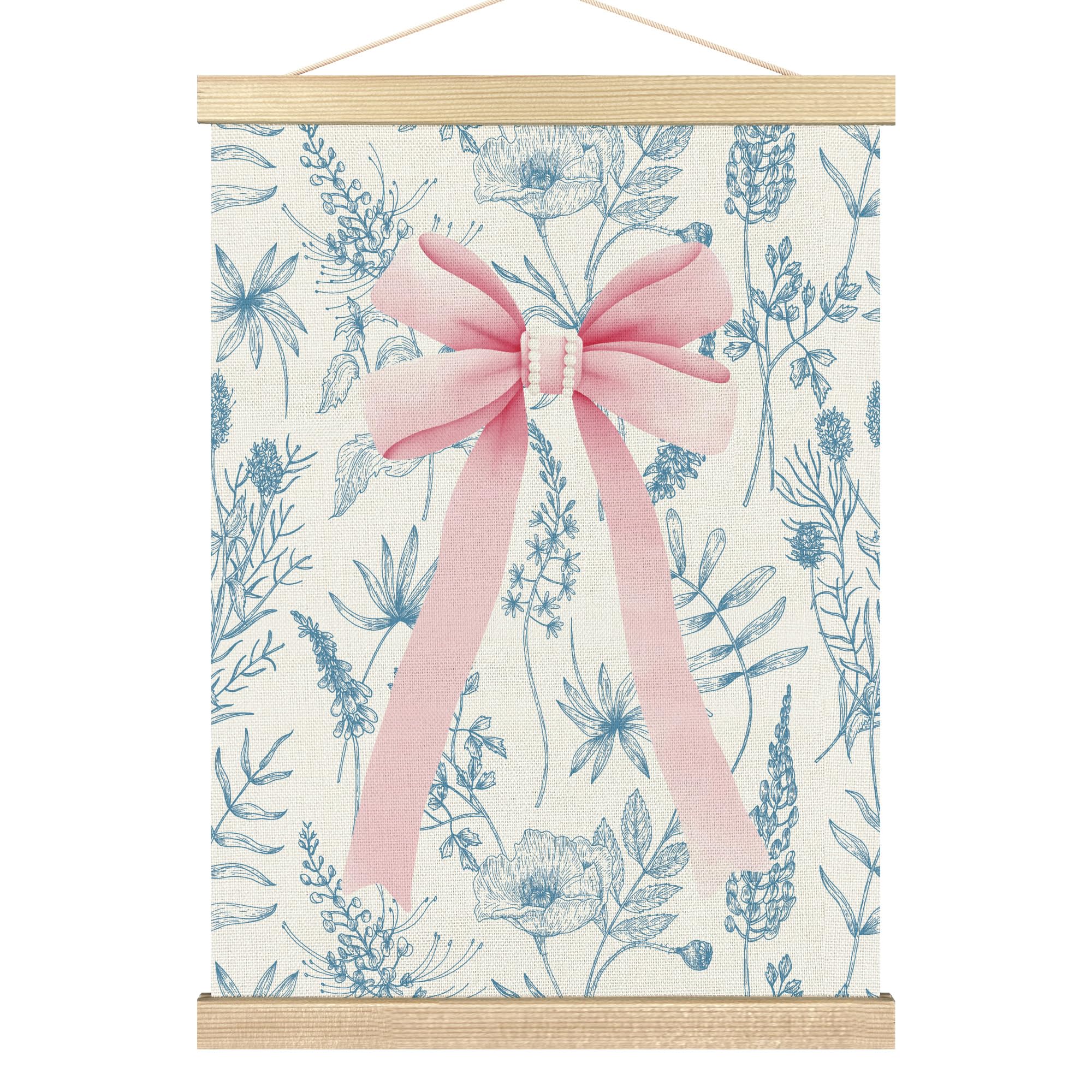 Amazon.com: BCUANGD Coquette Room Wall Art - Preppy Trendy Bows Wall ...