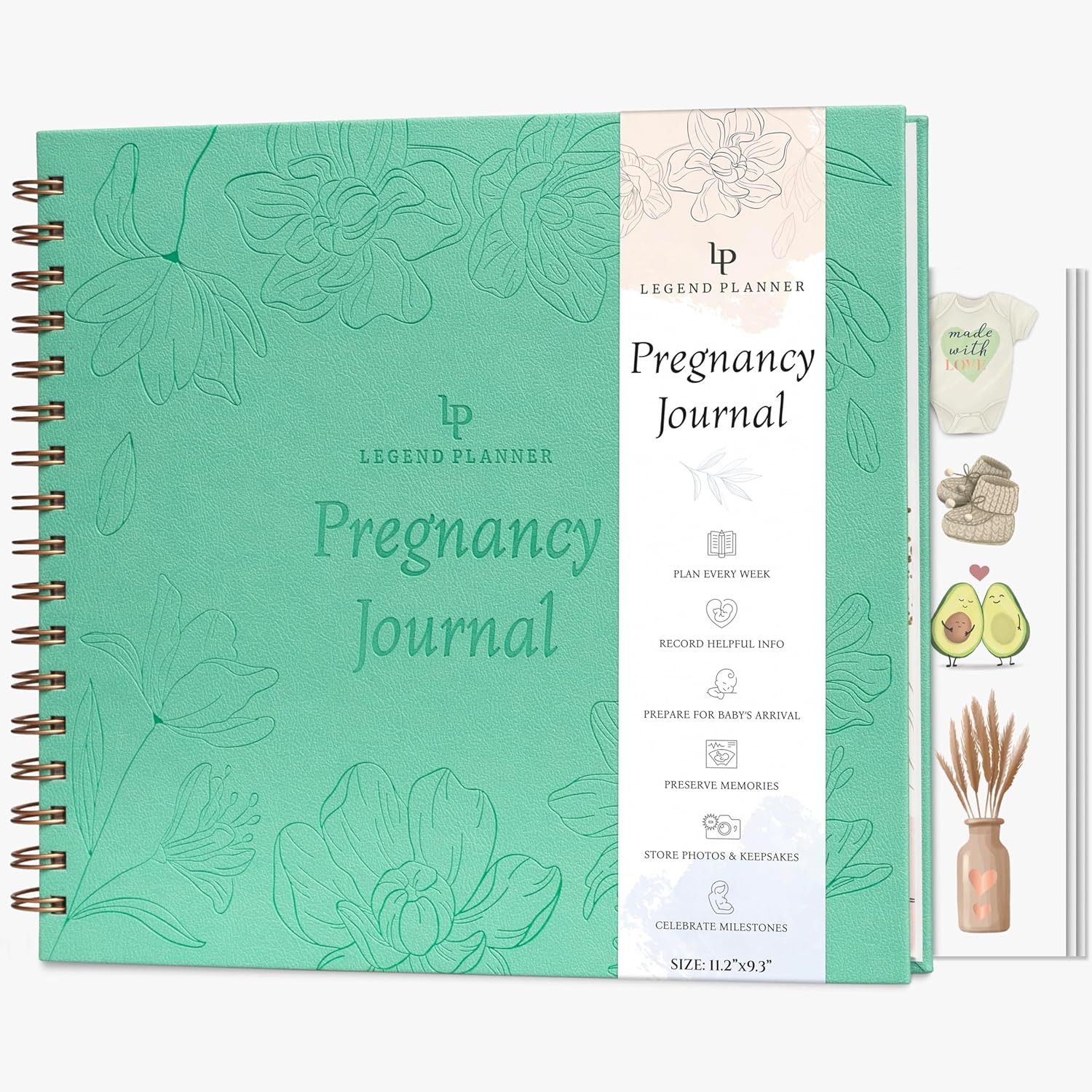 Amazon.com : Legend Pregnancy Journal & Memory Book – Keepsake Journal ...