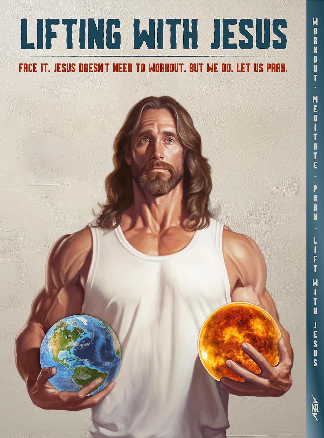 Amazon.com: Lifting With Jesus: Face it. Jesus doesn't need to workout ...