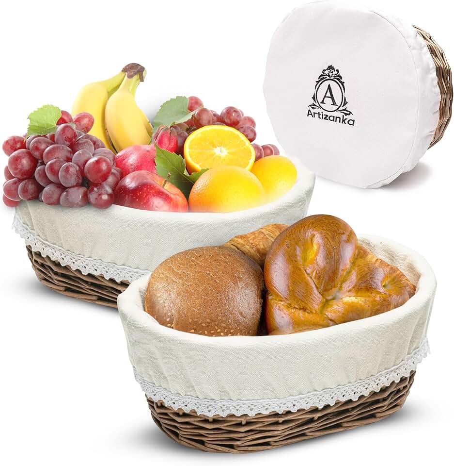 Amazon.com: Bread & Serving Baskets - Bread & Serving Baskets ...
