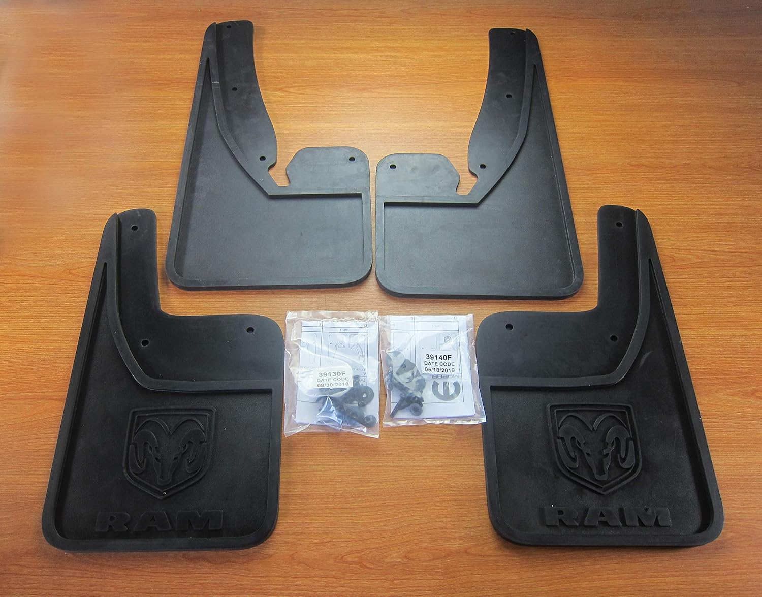 Amazon.com: Mopar Ram Rear Set of Splash Guards for Vehicles Without ...