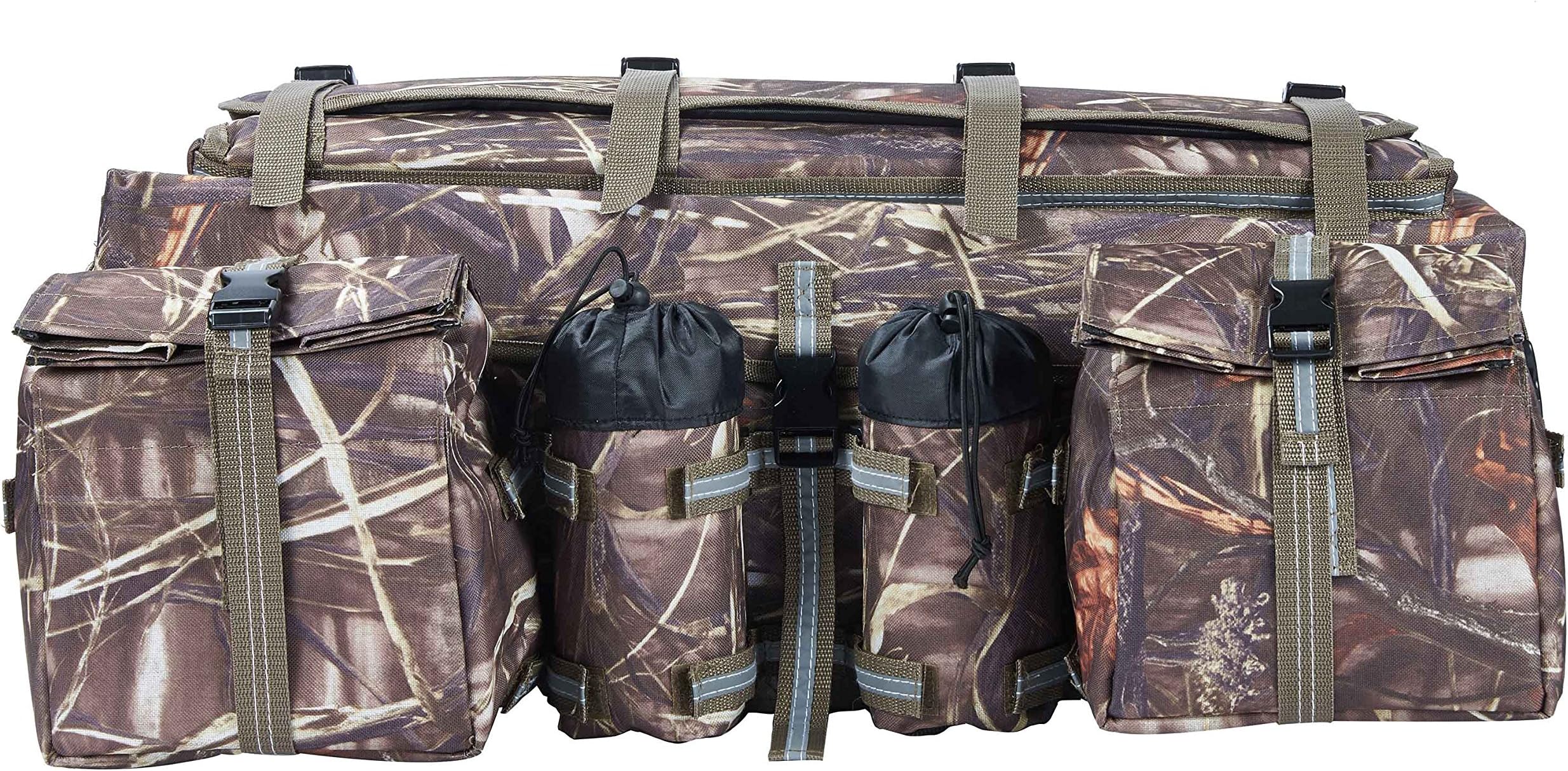 OHMOTOR ATV Cargo Bag Rear Rack Gear Bag Made of 600D Waterproof Fabric ...