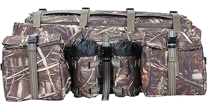 Amazon.com: OHMOTOR ATV Cargo Bag Rear Rack Gear Bag Made of 600D ...