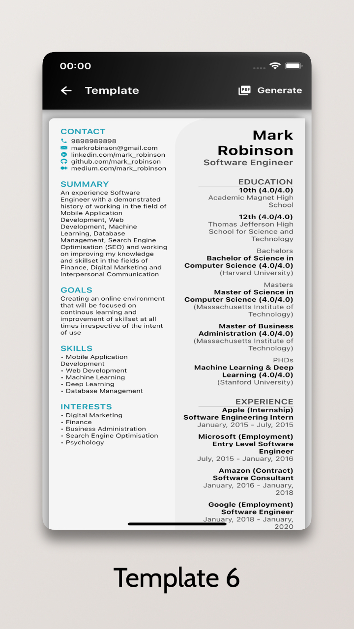 Resume+ - CV Generator - App on Amazon Appstore