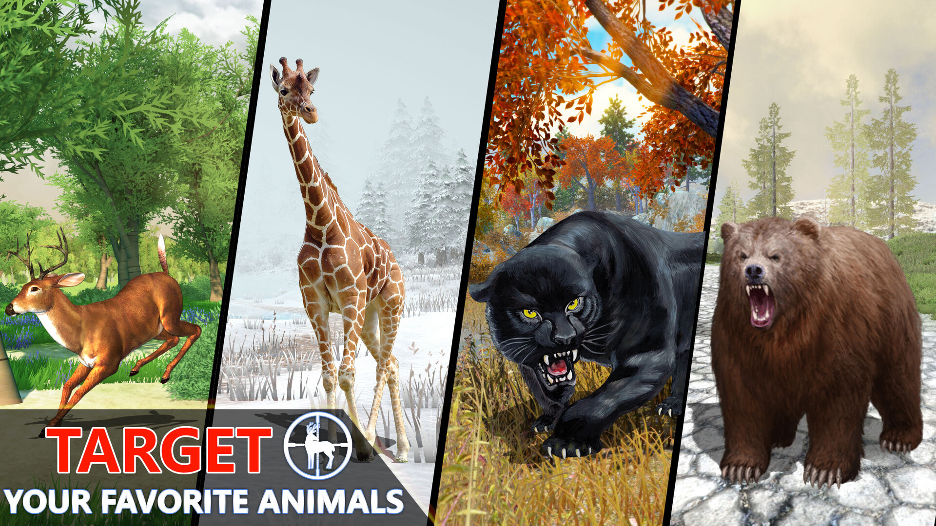 Animal Sniper Hunter Game – Wild Animal Sniper Shooter Jungle Animal ...
