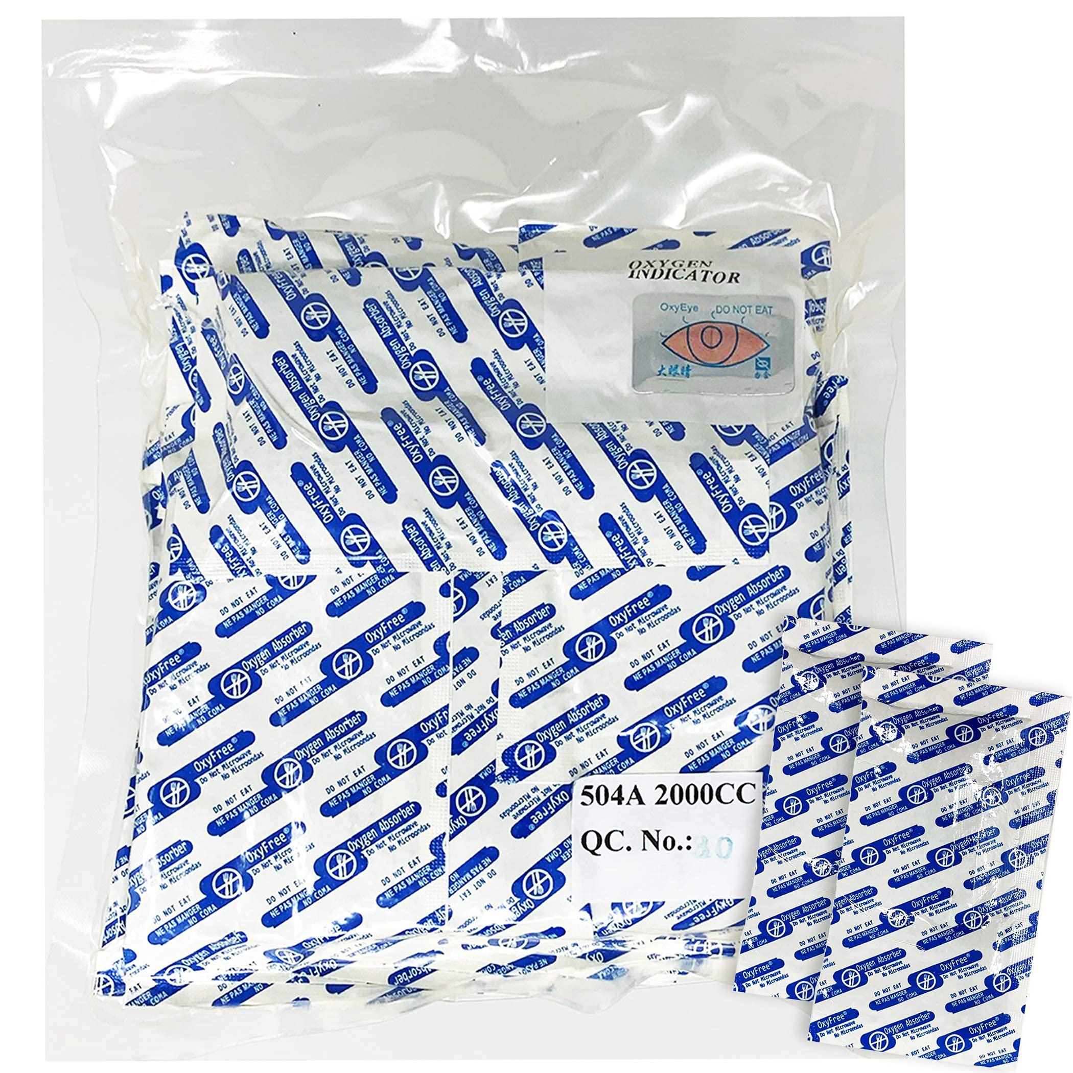 Amazon.com: OxyFree 2000cc Oxygen Absorbers - Pack of 20 Oxygen ...