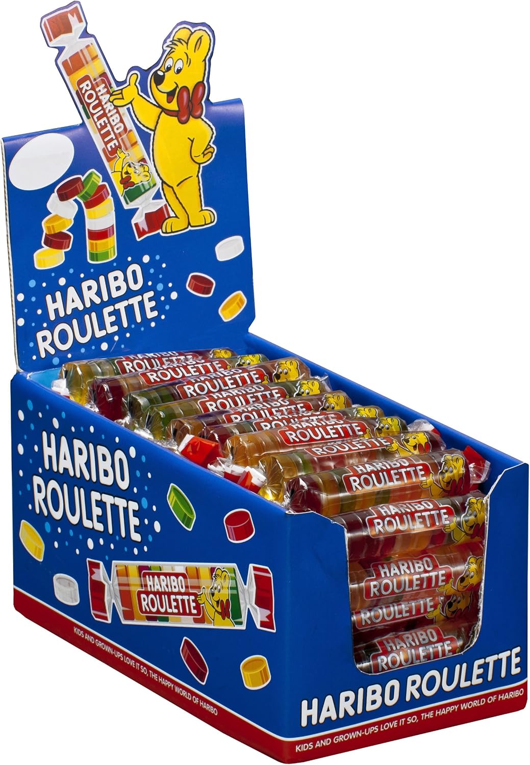German Haribo Roulette Fruit Gum - 50 x 25 g : Amazon.co.uk: Grocery