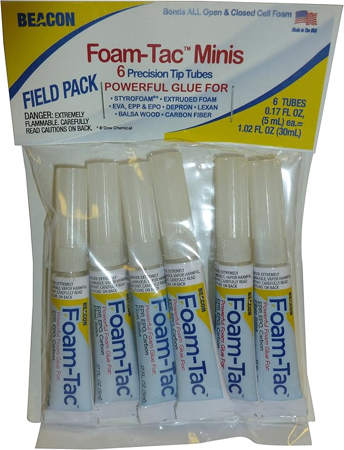 Amazon.com: Beacon Adhesives Foam-Tac, Adhesive, Clear, Mini-(6 Tubes ...