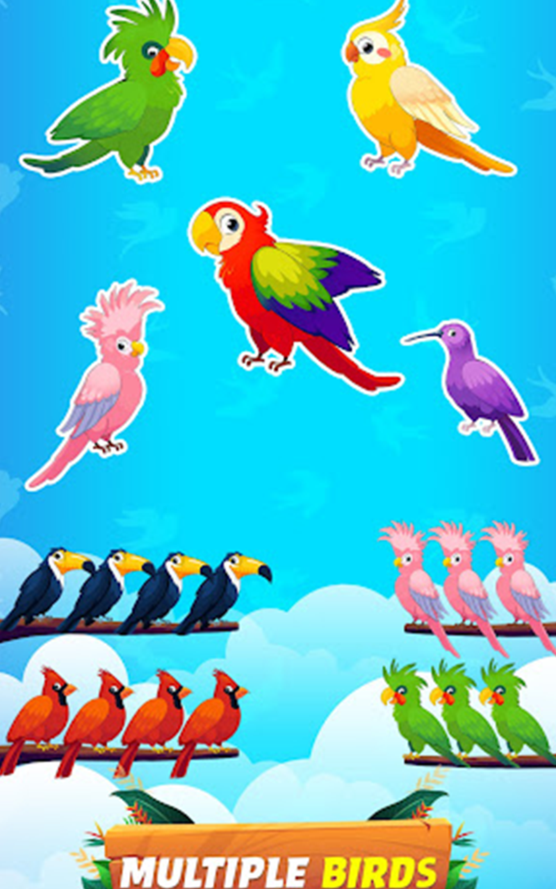 Bird Sort - Color Birds Game - App on Amazon Appstore
