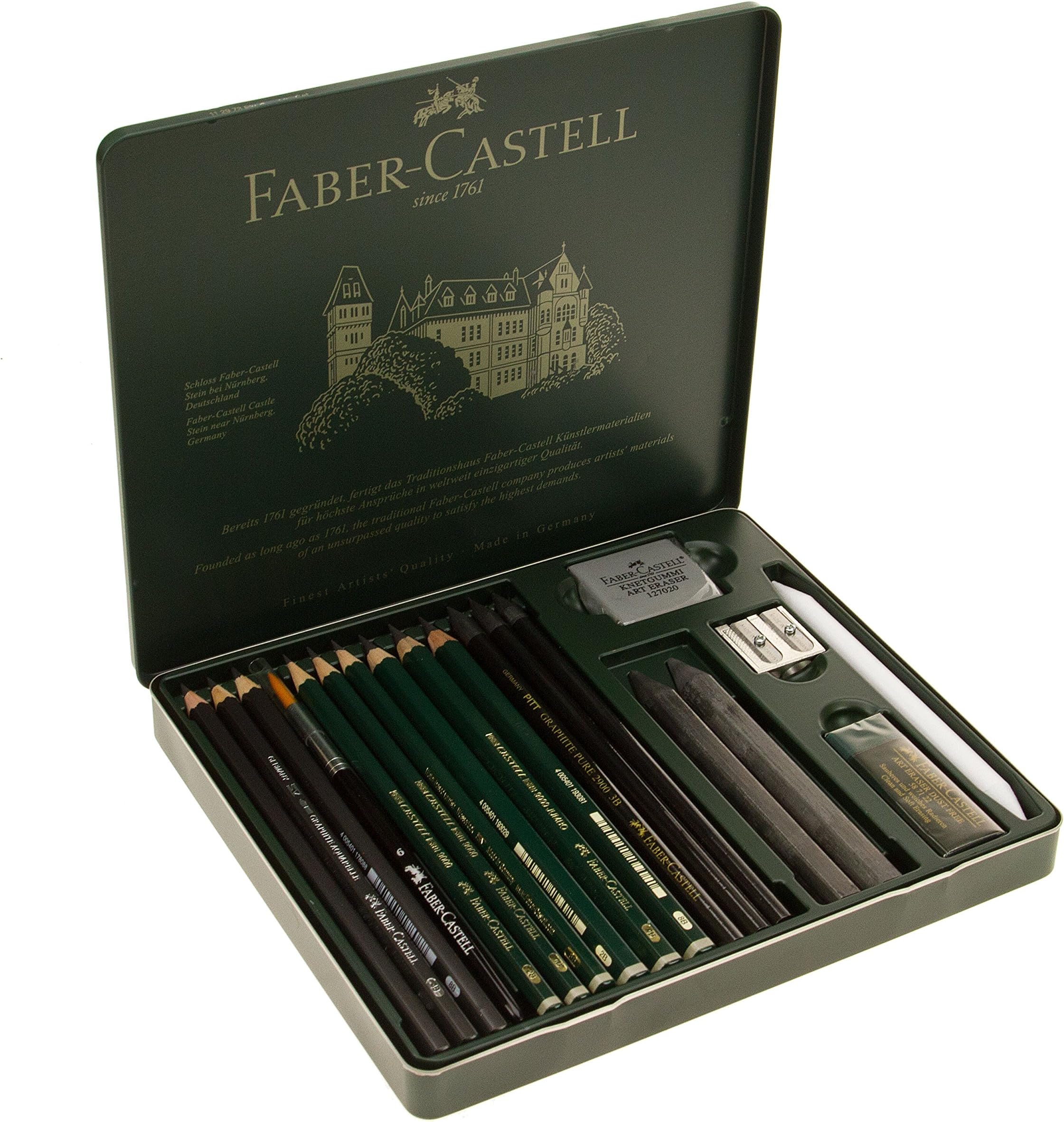Faber-Castell Pitt Graphite Set - Pack of 19 : Amazon.in: Home & Kitchen
