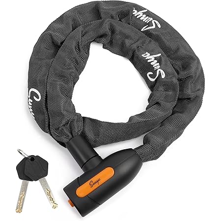 Amazon.com: RYANGO Bike Chain Lock, Bike Locks Heavy Duty Anti Theft ...
