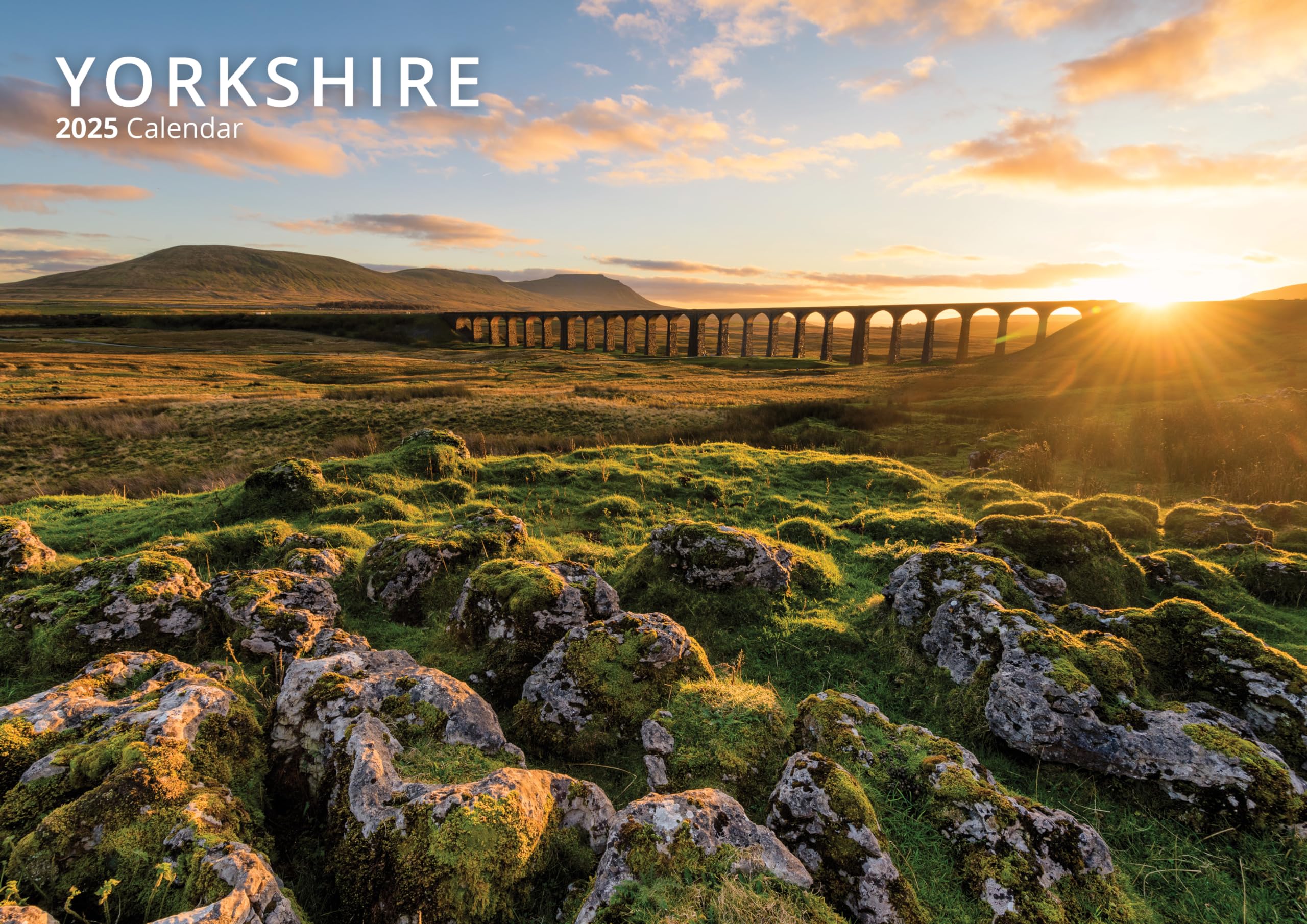 Yorkshire 2025 Calendar, A4 - Folds out to A3. : Amazon.co.uk ...