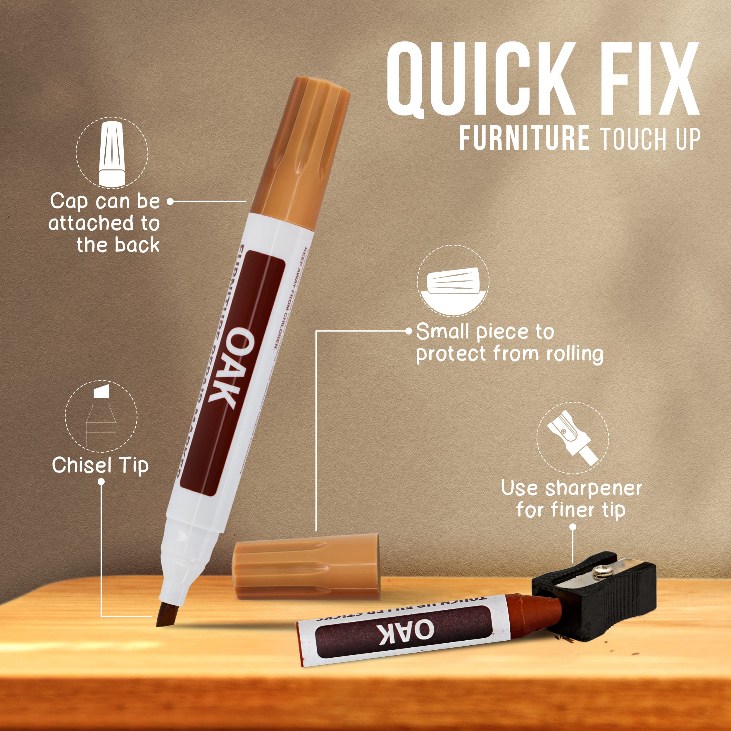 Snapklik.com : Furniture Markers Touch Up, Wood Scratch And Stain ...